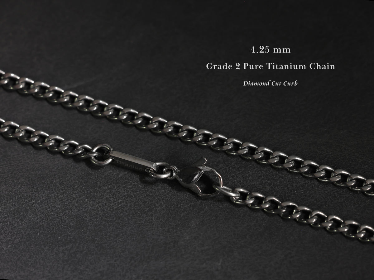 Titanium Anchor Pendant - Mens Custom Necklaces - Maven Metals