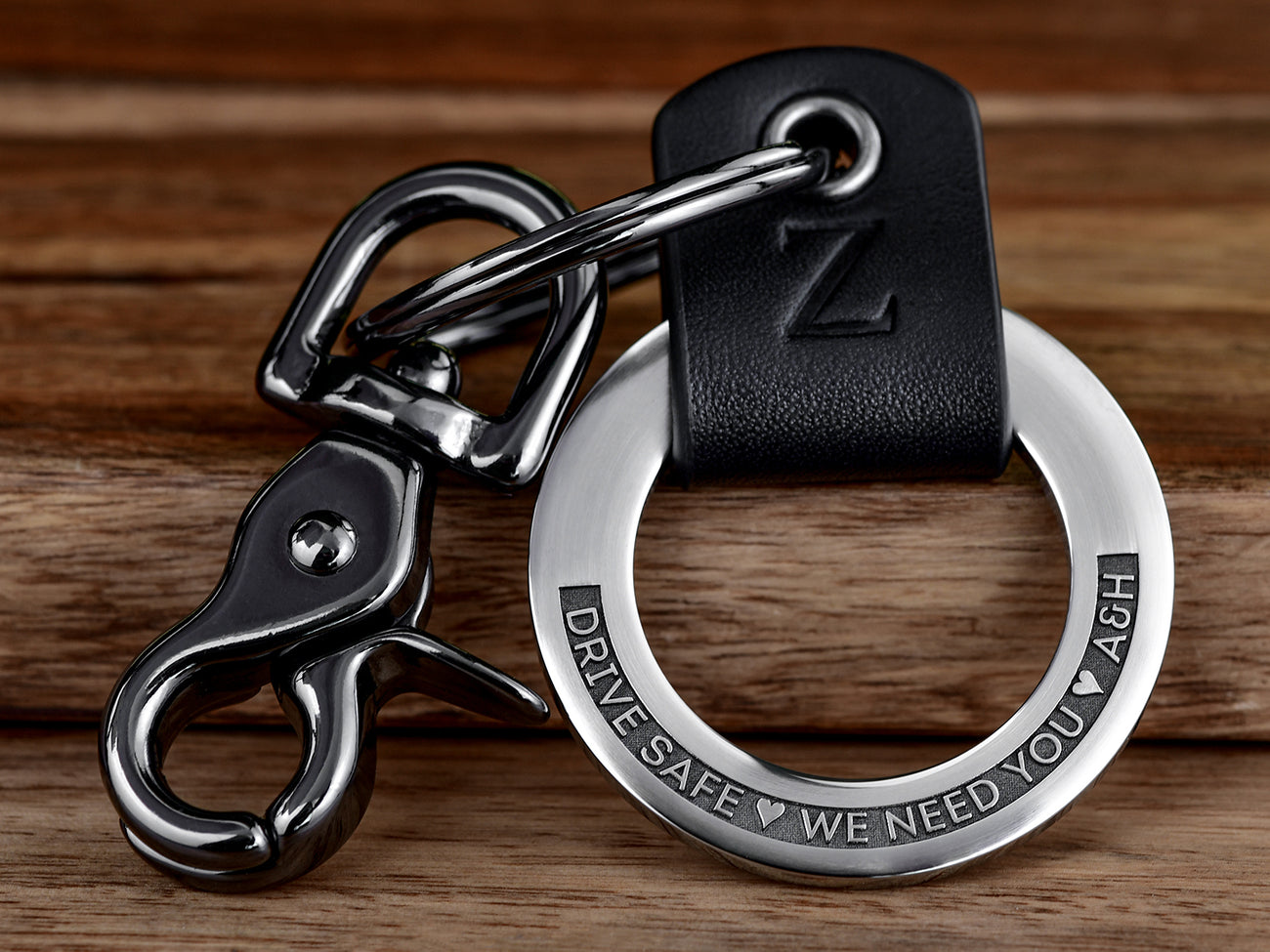 Custom Made Gifts | Engraved Leather Key Chains | Maven Metals